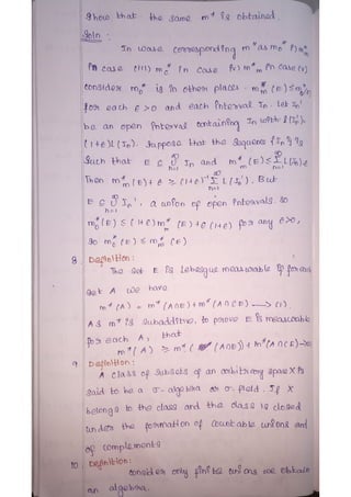 MEASURE AND INTEGRATION | PDF