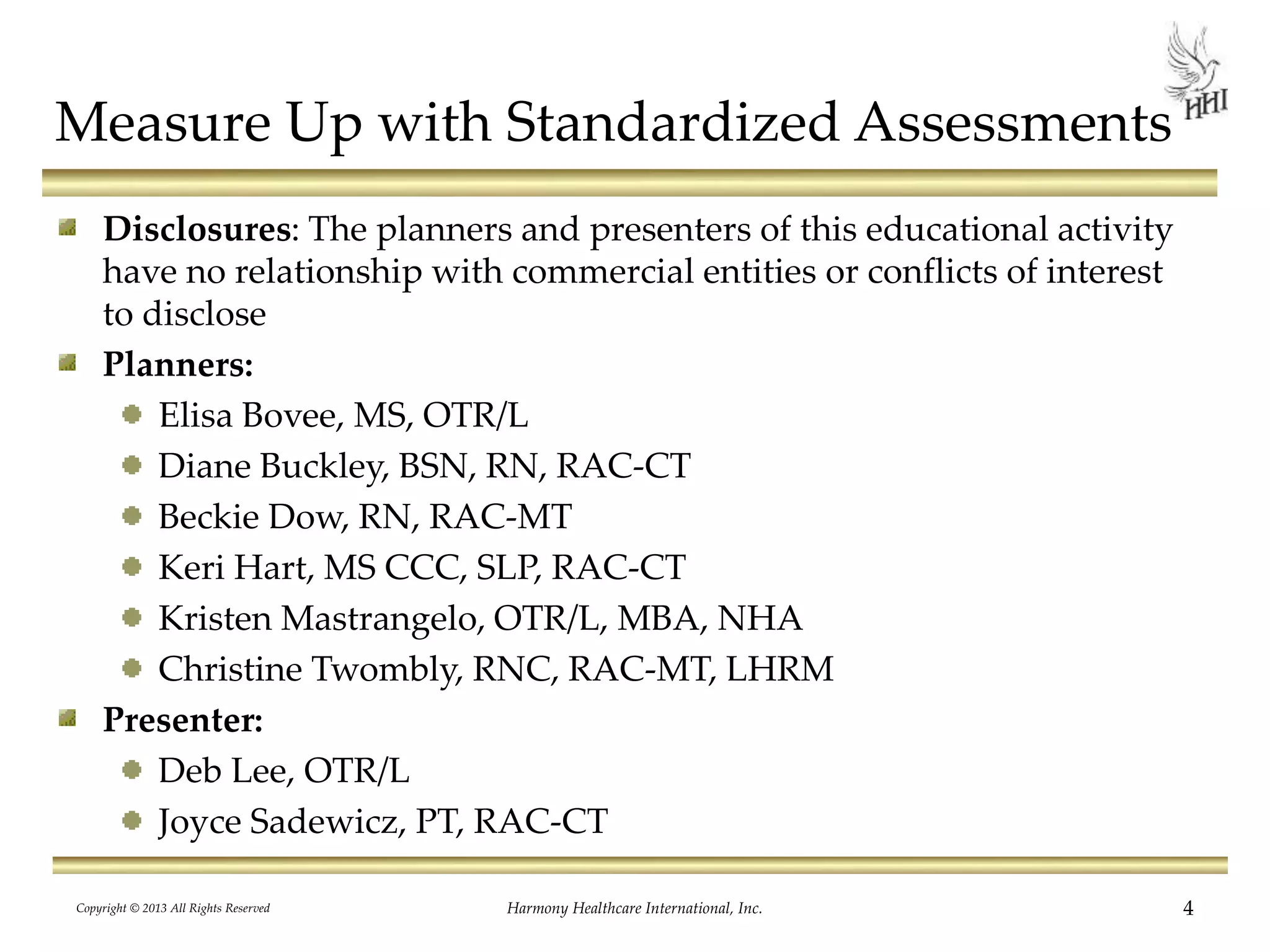 Measure Up with Standardized Assessments | PPT