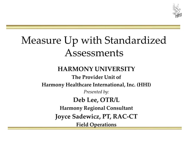 Measure Up with Standardized Assessments | PPT