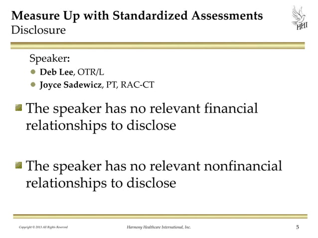 Measure Up with Standardized Assessments | PPT