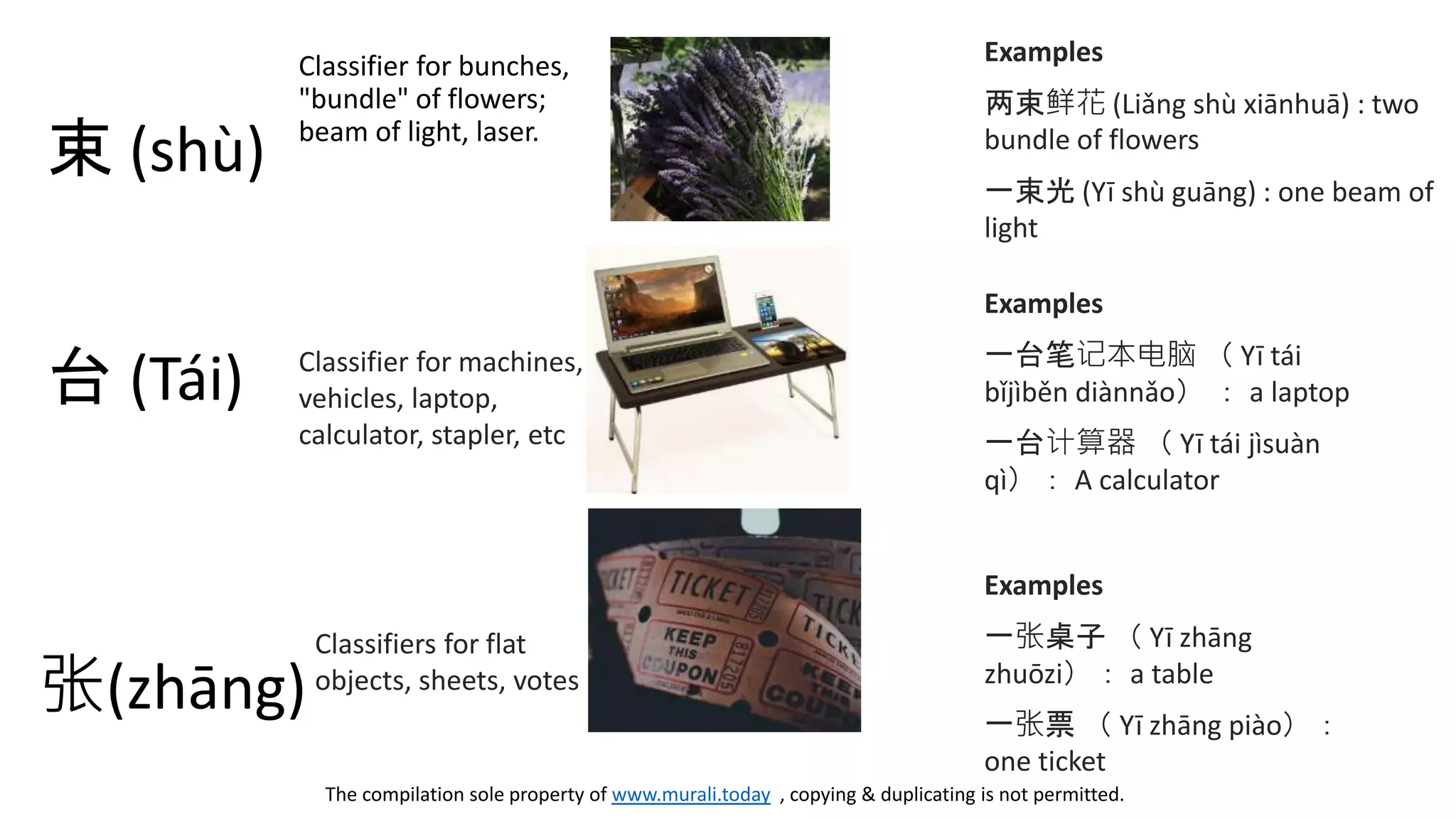 Learning Chinese : Measure words and Classifiers | PPT
