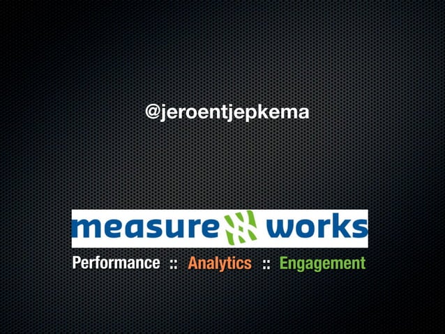 MeasureWorks - Conversion Event - the Human Factor in Web Performance | PPT