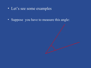 Measuring angles | PPT