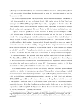 Measuring Downside Risk — Realised Semivariance | PPT
