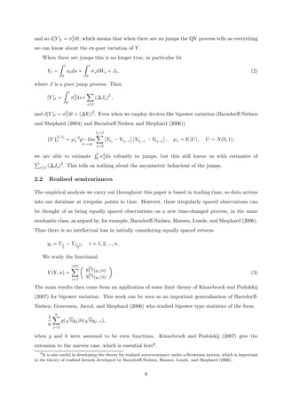 Measuring Downside Risk — Realised Semivariance | PPT