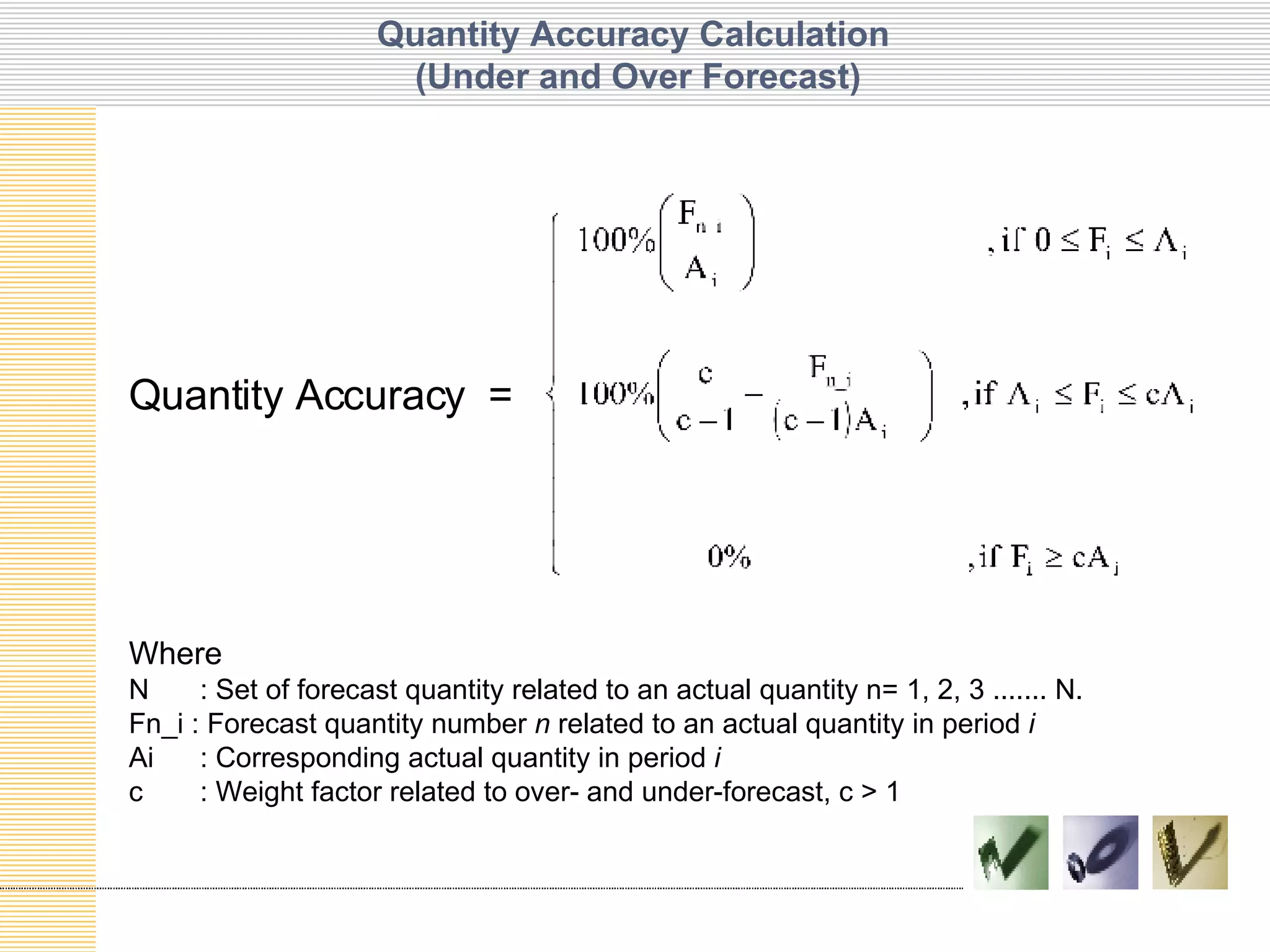 Measuring Forecast Accuracy Ppt