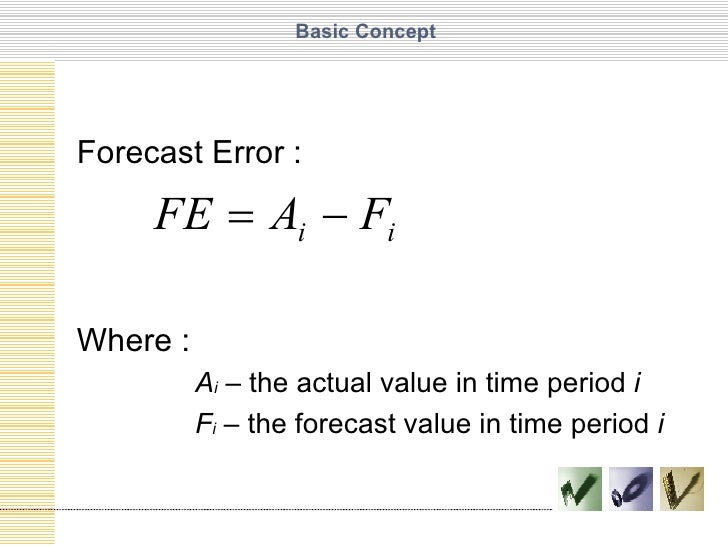 Measuring Forecast Accuracy
