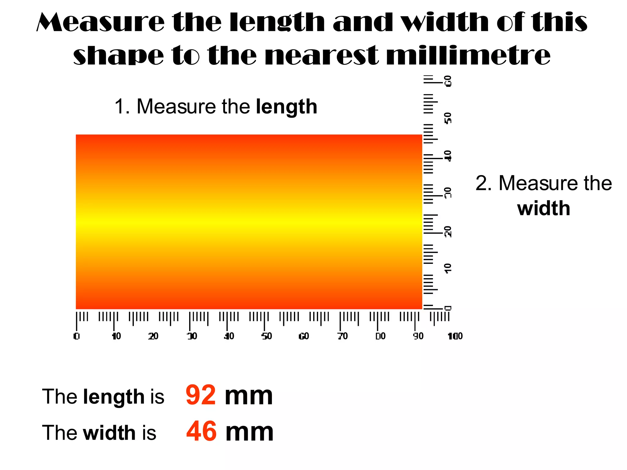 Measuring Nearest half cm/mm | PPT