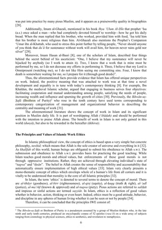 Measuring the Islamic Work Ethics: An Alternative Approach | PDF
