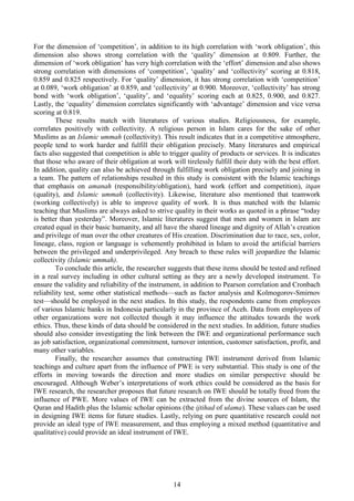 Measuring the Islamic Work Ethics: An Alternative Approach | PDF | Islam | Religion & Spirituality