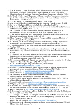 Measuring the Islamic Work Ethics: An Alternative Approach | PDF