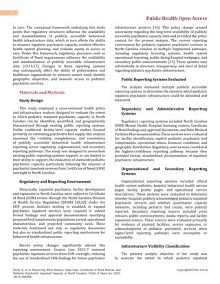 Measuring What Matters: Data Gaps, Certificate of Need Reform, and ...