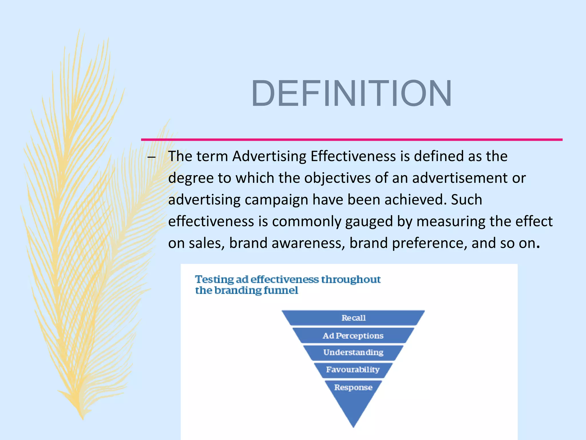 Measuring advertising and campaign effectiveness | PPTX