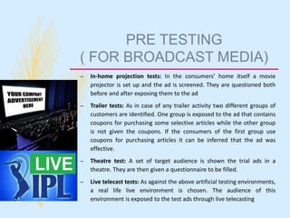 Measuring advertising and campaign effectiveness | PPTX