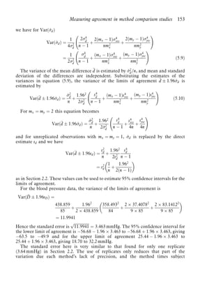 Measuring agreement in method comparison | PDF