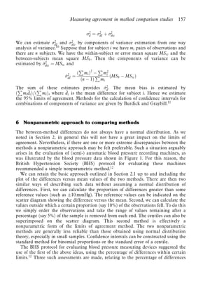 Measuring agreement in method comparison | PDF