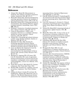 Measuring agreement in method comparison | PDF
