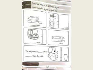 Measuring and comparing lengths with non standard units | PPTX