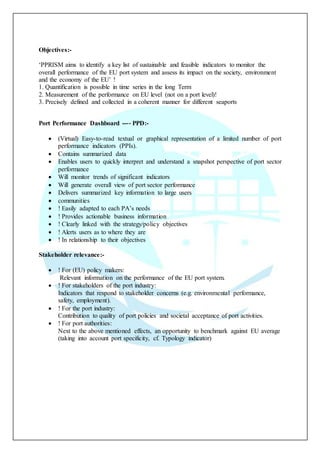 Measuring and evaluating port performance and productivity | DOCX ...