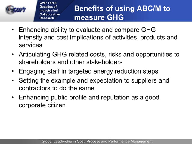 Measuring and Managing Environmental Sustainability: Using Activity ...