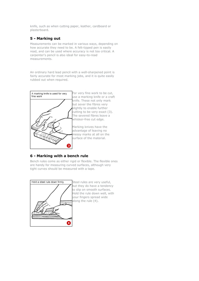 Measuring and marking | PDF
