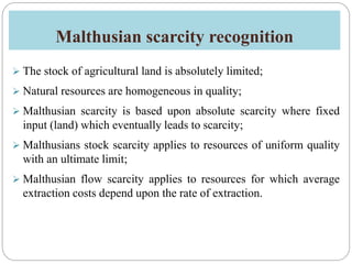 Scarcity Of Natural Resources