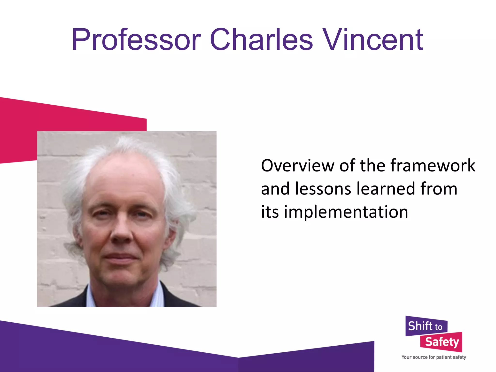 Introduction of the Measuring and Monitoring of Safety (Vincent ...