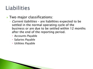 Measuring and reporting financial position 06042013 | PPTX | Stocks and ...