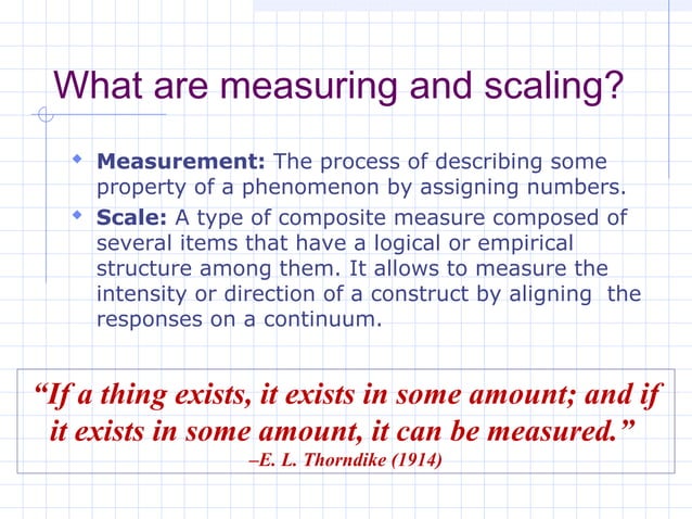 Measuring and scaling of quantitative data khalid | PPT | Physics | Science