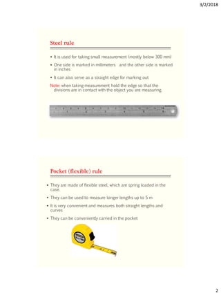 Measuring and testing tools | PDF