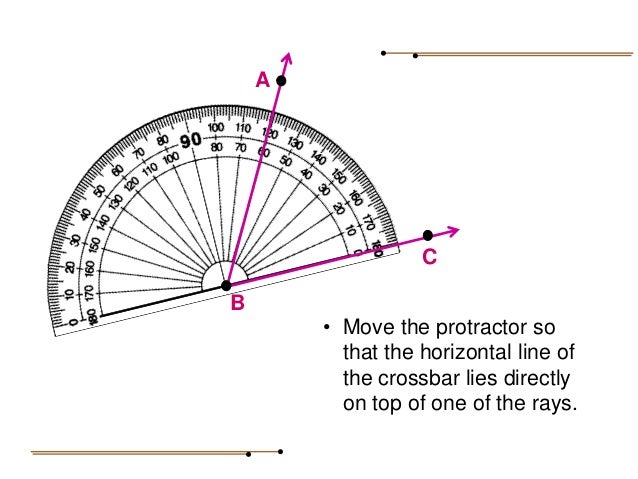 Measuring angles