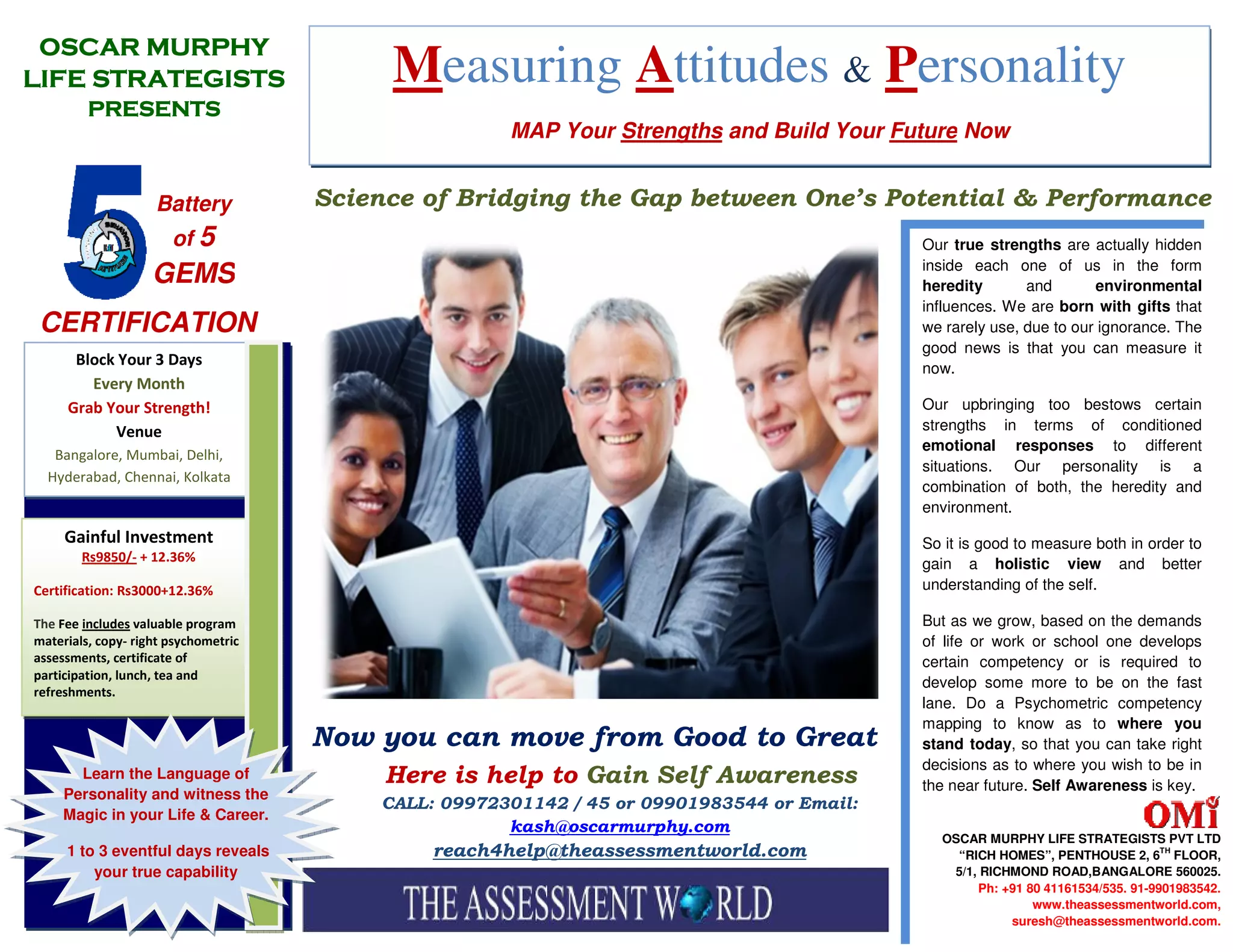Measuring Attitudes & Personality and become a Human Behavior Analyst | PDF