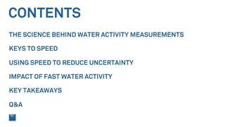 How To Measure Water Activity In One Minute | PPT