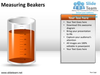 Measuring beakers powerpoint presentation slides. | PDF