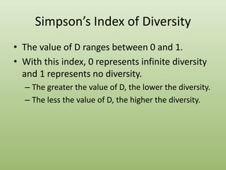 Measuring biodiversity | PPTX