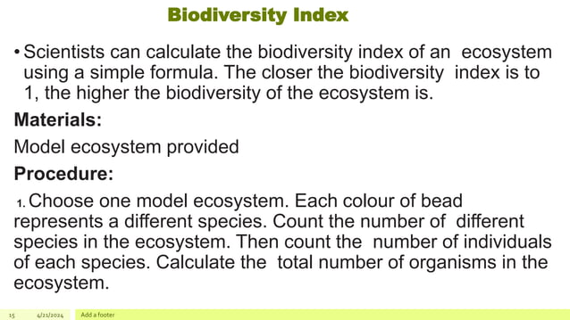 Measuring Biodiversity.pptx_Methods&processes | PPT