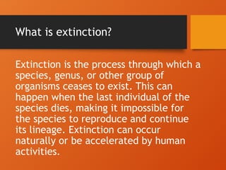 Measuring Biodiversity and Extinction Grade 9 | PPTX