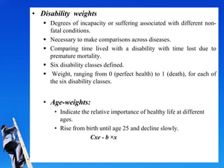 Measuring burden of disease | PPTX