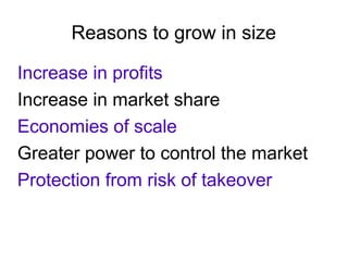 Measuring business size | PPT