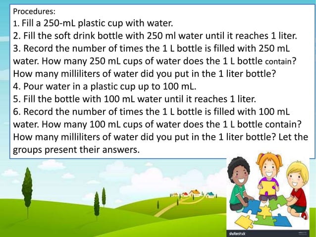 LIQUID-CAPACITY MEASURE-LITER-MILLILITER.pptx | Chemistry | Science