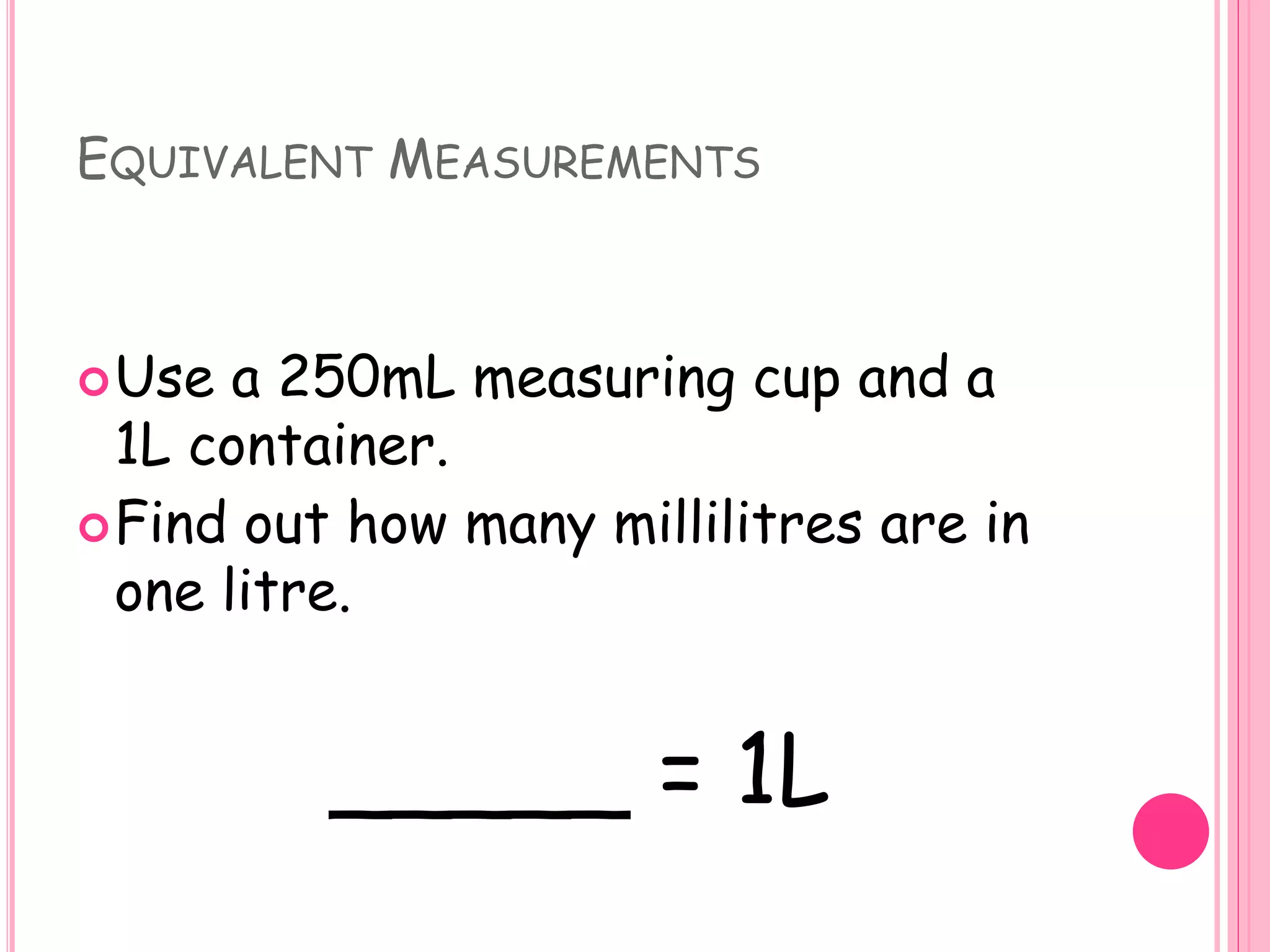Measuring capacity lesson3 | PPTX