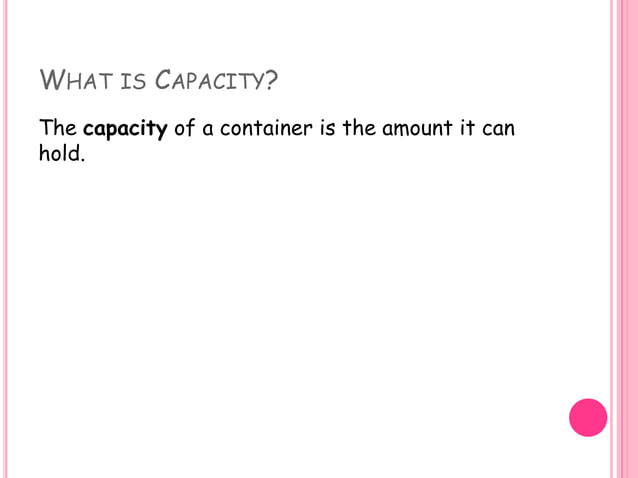 Measuring capacity lesson3 | PPTX | Alcoholic Beverages | Food & Drink