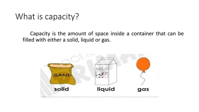Measuring capacity using non standard units | PPTX