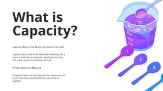 Measuring Capacity Using Non-Standard Units: A Grade 1 Math Lesson | PPTX