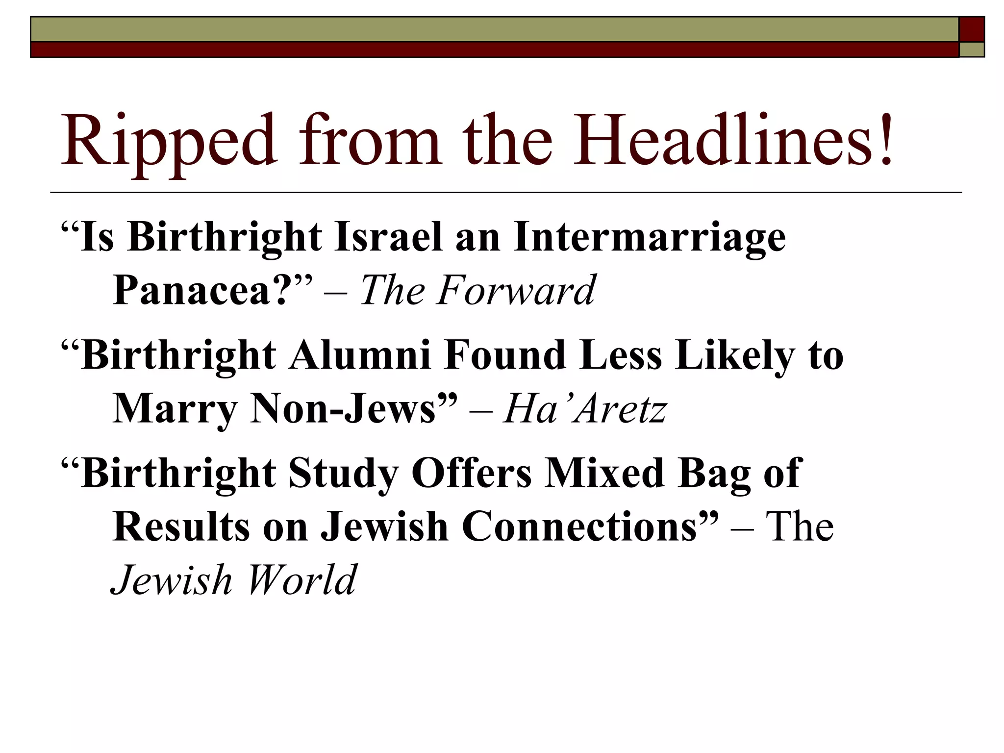 Measuring Cause and Effect in Jewish Education - Professor Adam Gamoran ...