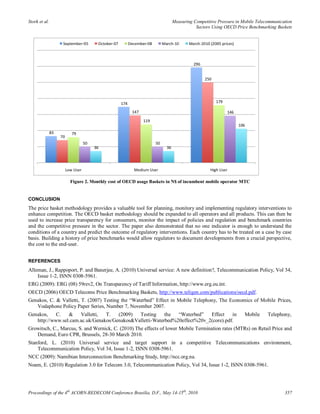Measuring competitive pressure in mobile telecommunication sectors ...