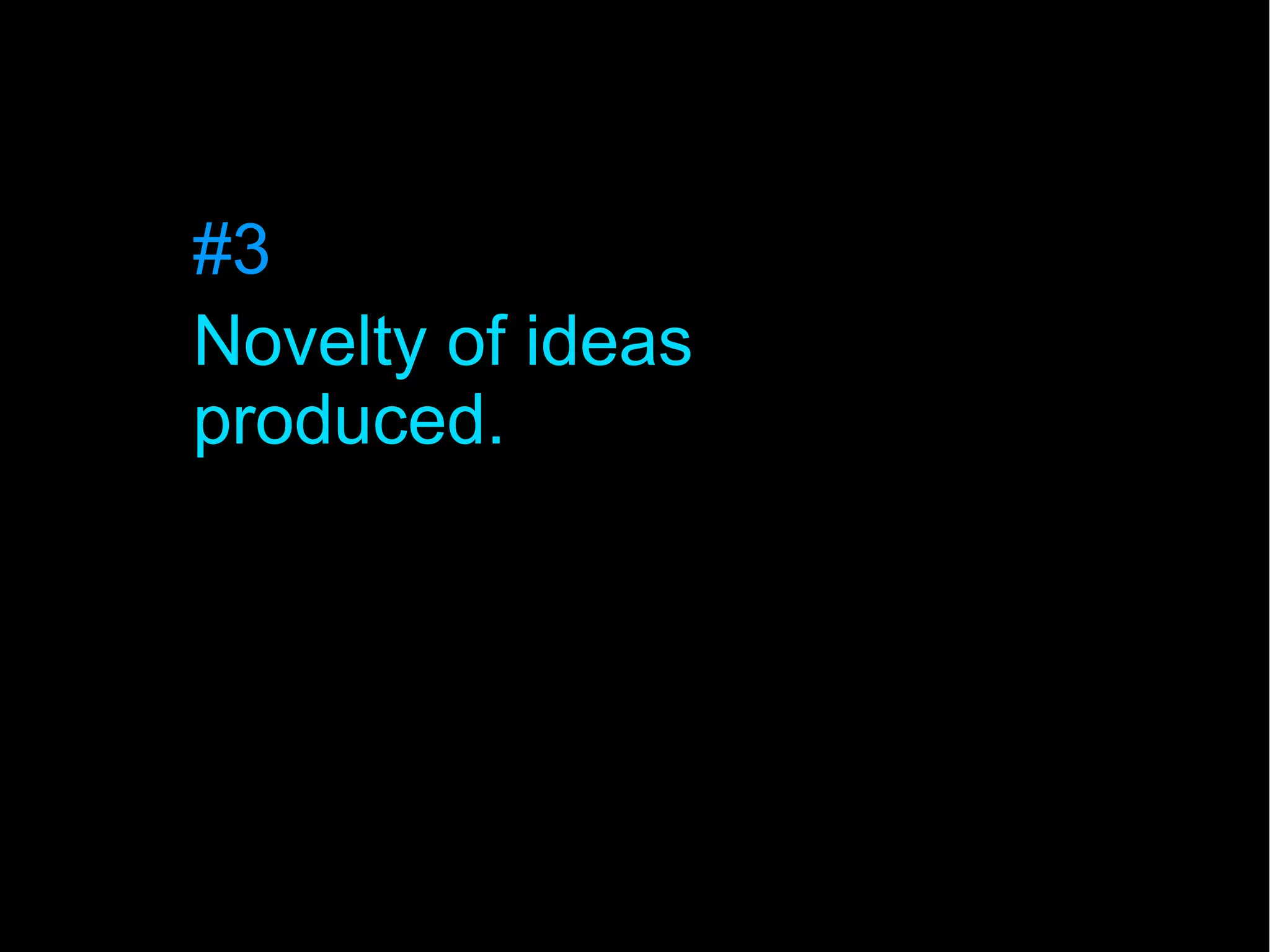 Measuring Creativity - Four Parameters | PPT