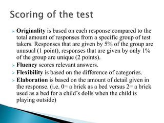 Measuring Creativity | PPTX