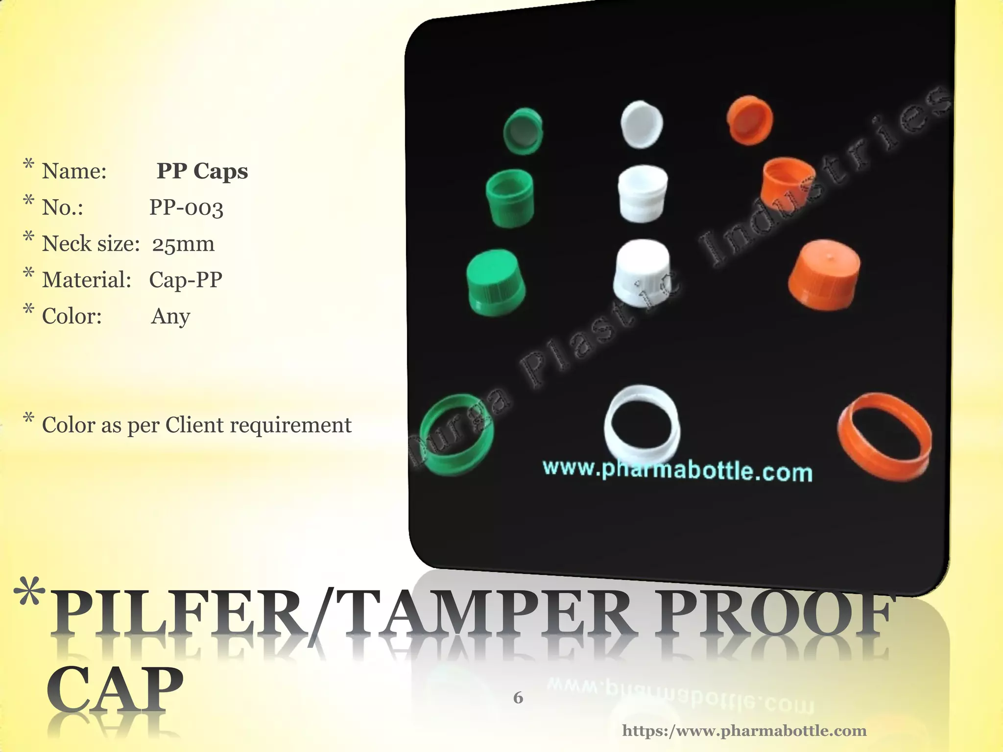 25mm Measuring Cups & Bottle Caps | PDF