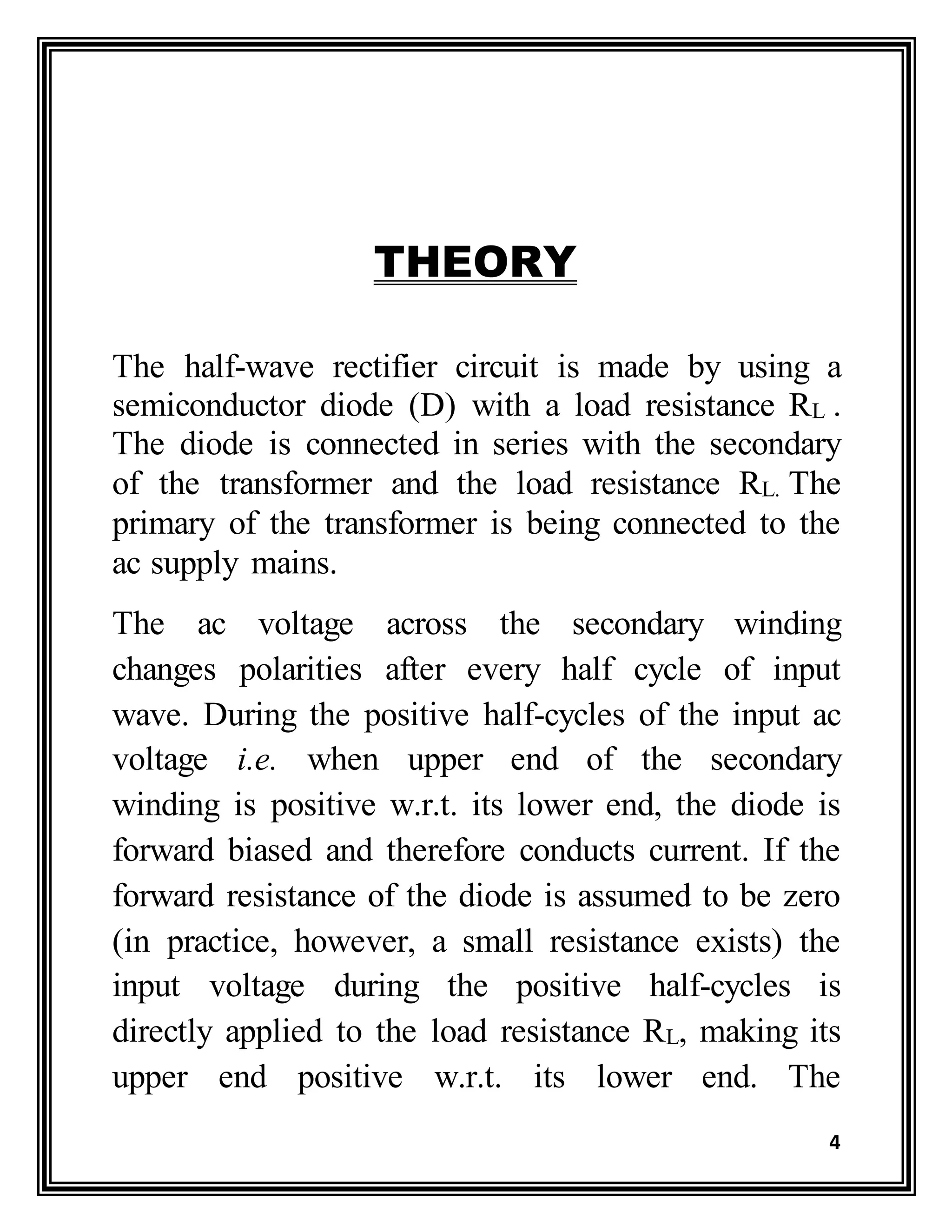 CLASS 12 PHYSICS PROJECT - Measuring current using halfwave rectifier ...